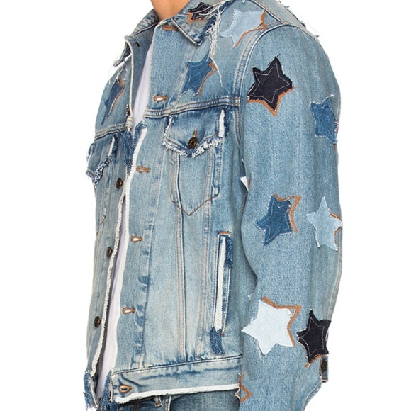 Zealous Yarnn | Jackets & Coats | Unique Star Denim Jean Jacket | Poshmark